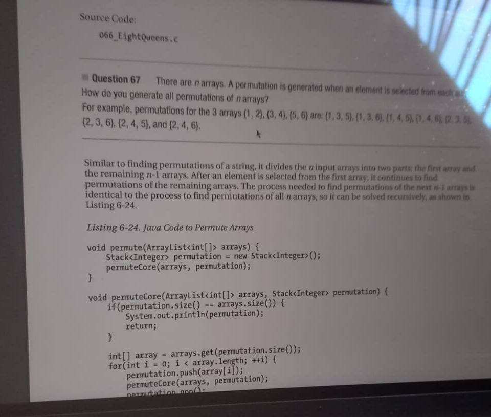 Solved Source Code:066+ ﻿Eighteueens, cQuestion 67 ﻿There | Chegg.com