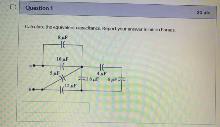 Solved Question 1 20 pts Calculate the equivalent | Chegg.com