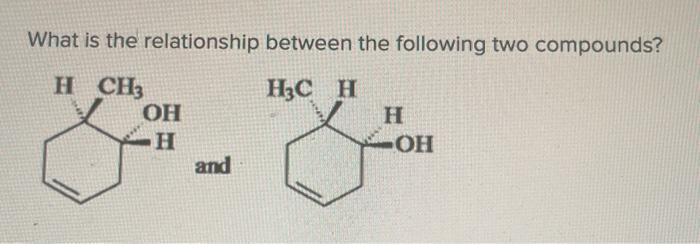 Solved What is the relationship between the following two | Chegg.com