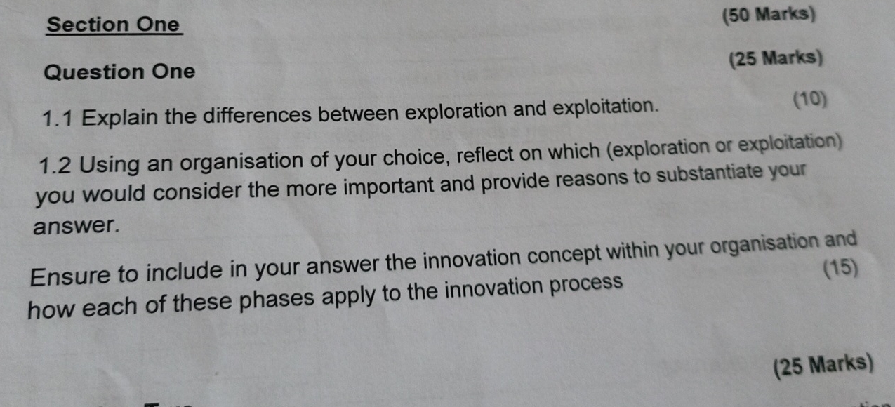Solved Section One50 ﻿marksquestion One25 ﻿marks11 2287