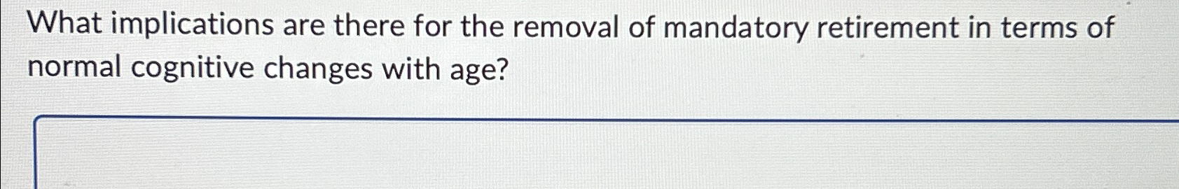 Solved What implications are there for the removal of | Chegg.com