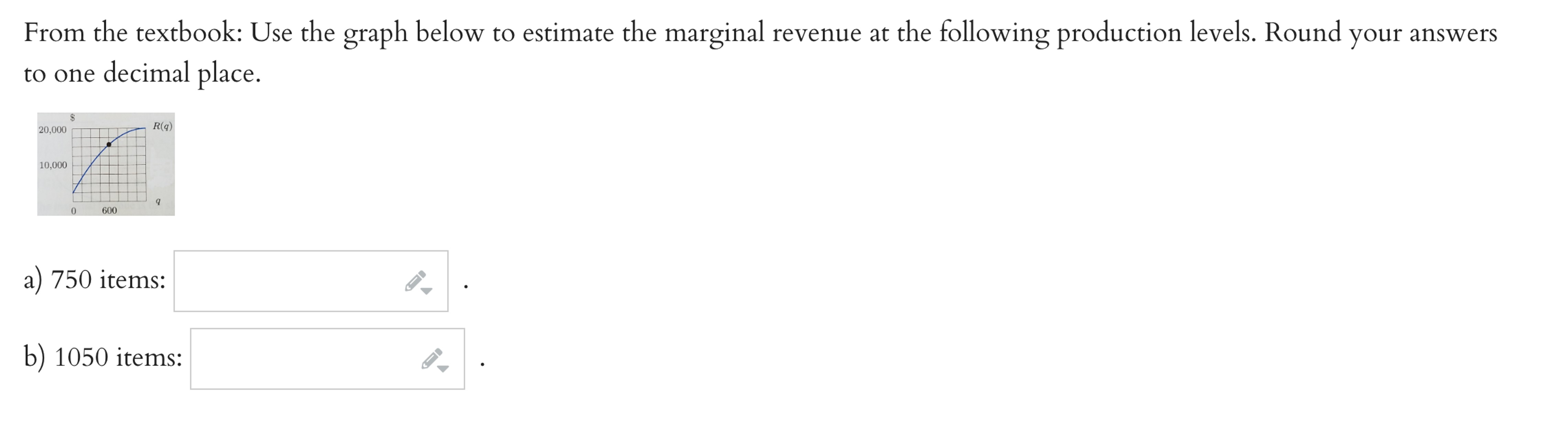 Solved From the textbook: Use the graph below to estimate | Chegg.com