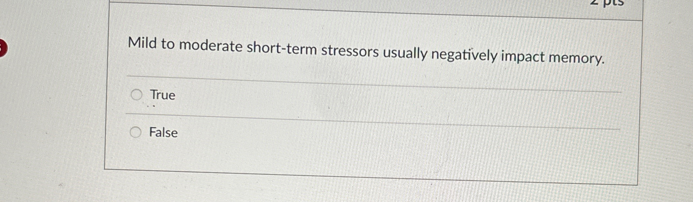 Solved Mild to moderate short-term stressors usually | Chegg.com