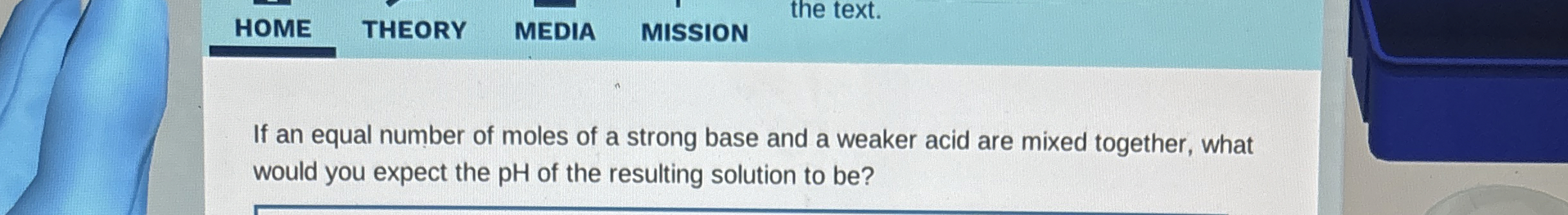 Solved HOMETHEORYMEDIAMISSIONthe text.If an equal number of | Chegg.com