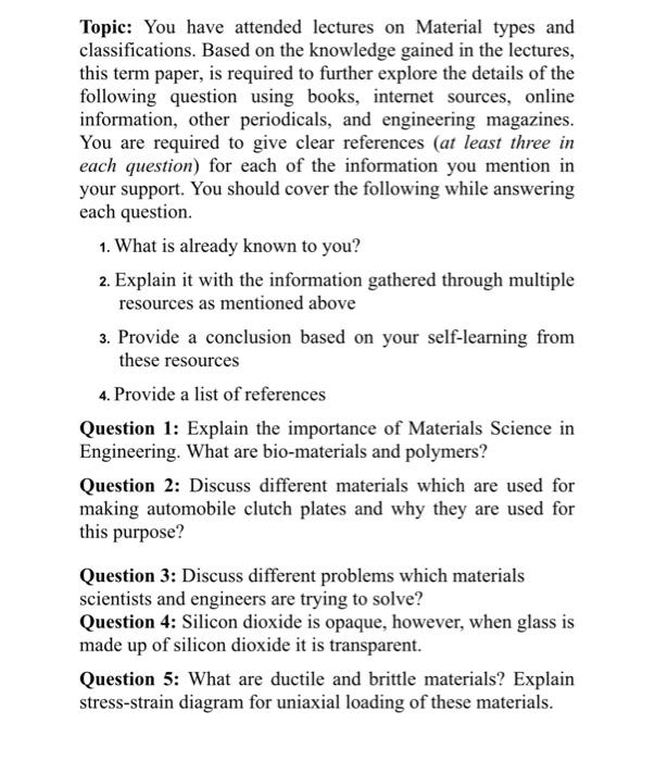 Solved 1. For each questions minimum of 200 words should be | Chegg.com