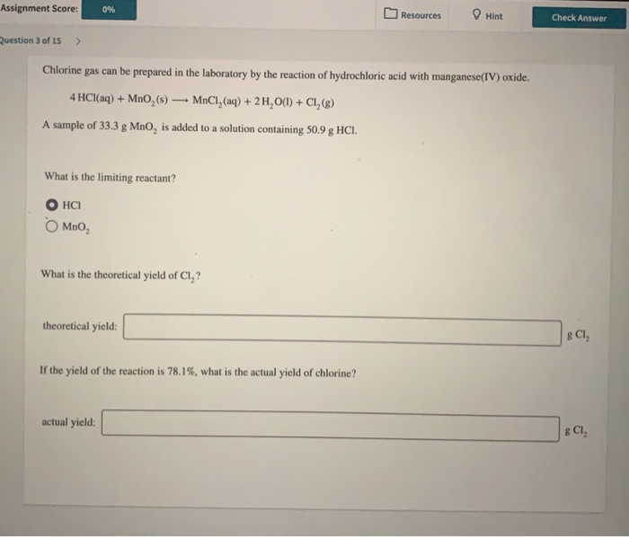 Solved Assignment Score: 0% Resources Hint Check Answer | Chegg.com