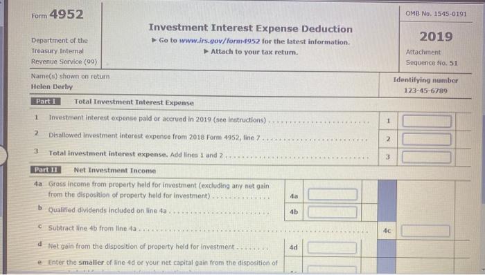 Solved Helen Derby borrowed 150,000 to acquire a parcel of | Chegg.com