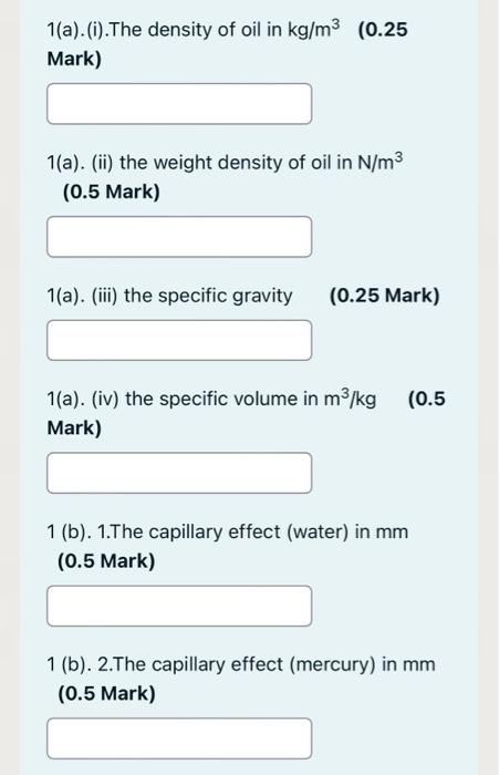 Solved (a). A lubricating oil having the dynamic viscosity | Chegg.com