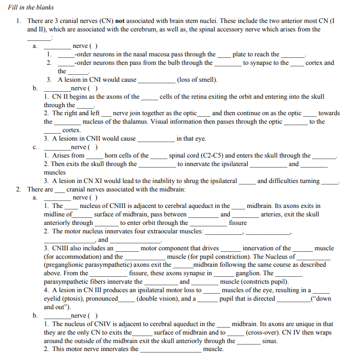 Solved please fill in as many blanks as possible :) | Chegg.com Solved please fill in as many blanks as possible :) | Chegg.com