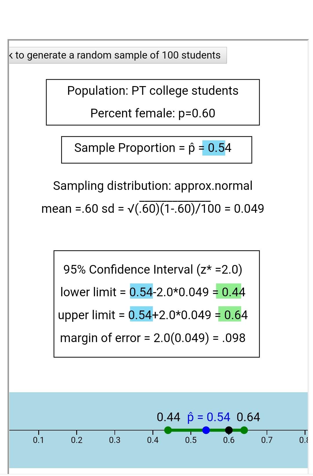 Solved Prompt Use the applet to select 20 different random | Chegg.com