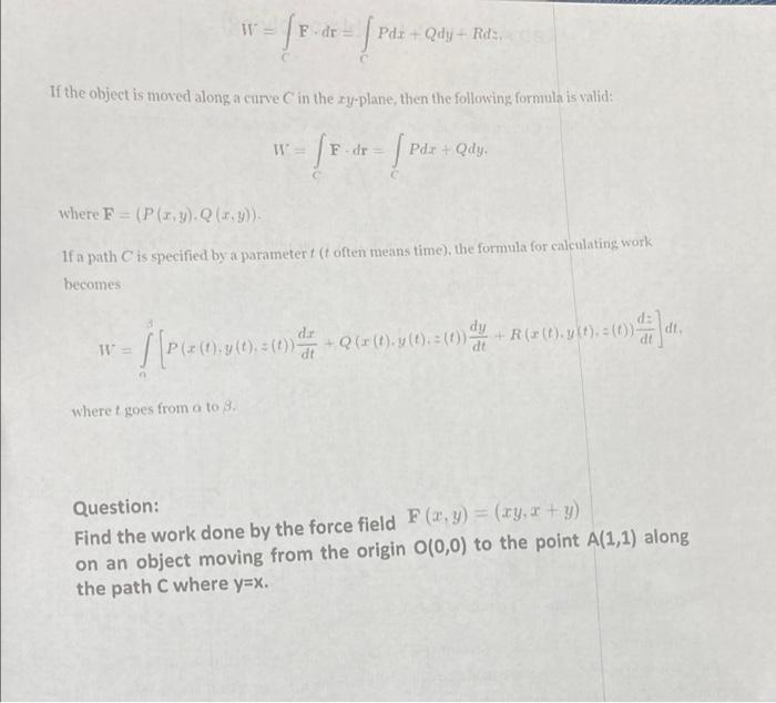 Solved Lab Activity 2. (Problem solving) Work done by a | Chegg.com