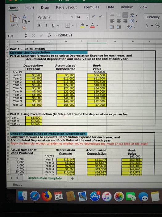 Solved View Tools Data Window Excel File Edit o AutoSave OFF | Chegg.com