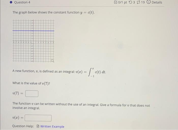 Solved Let A(x)=∫0xf(t)dt, with f(x) shown in the graph | Chegg.com