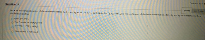Solved Question 10 of 1 Question 10 1 points Let Ybe a | Chegg.com Solved Question 10 of 1 Question 10 1 points Let Ybe a | Chegg.com