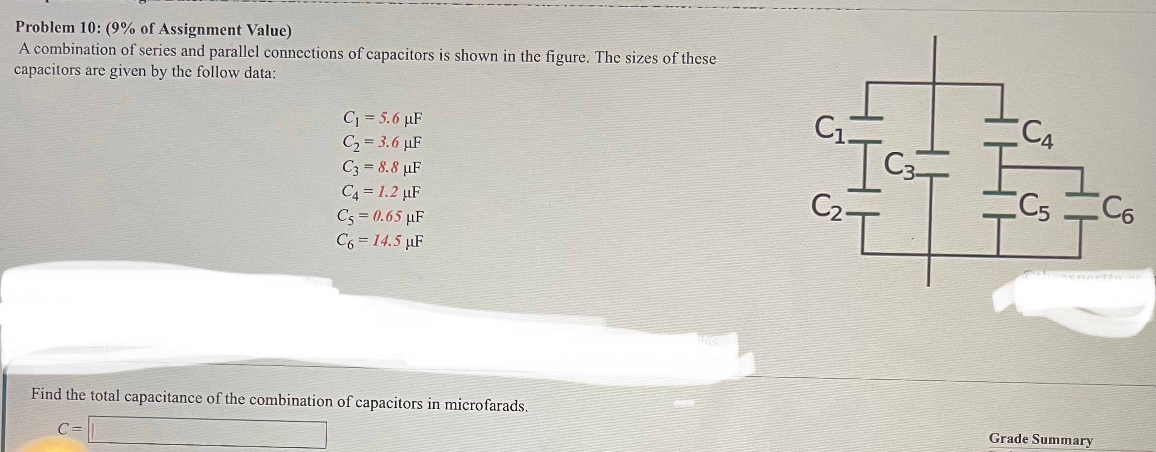Solved Problem 10: (9% of ﻿Assignment Value)A combination of | Chegg.com