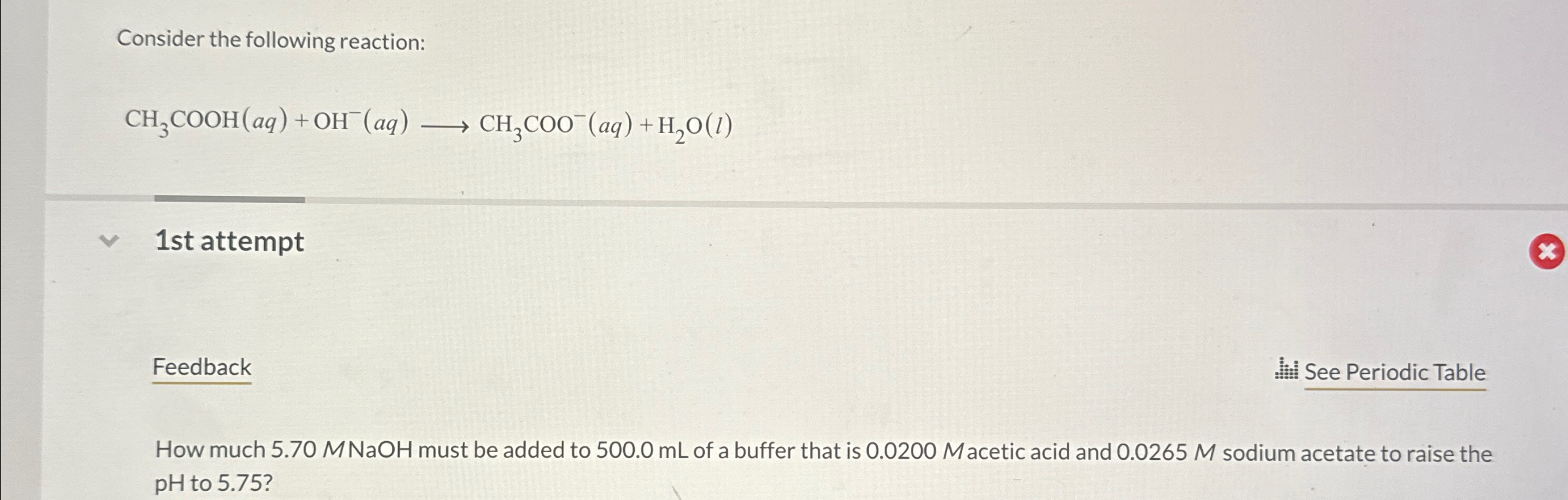 Solved Consider the following reaction:( | Chegg.com