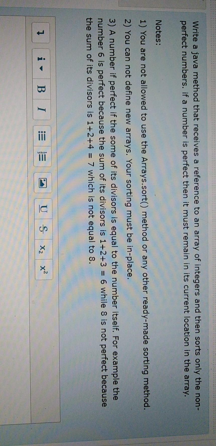 Solved Write a java method that receives a reference to an | Chegg.com