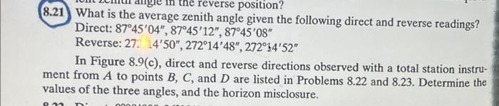 Solved 1) What is the average zenith angle given the | Chegg.com