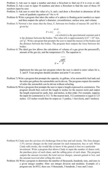 Solved Problem 1) Ask user to input a number and draw a | Chegg.com