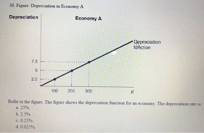 Solved 30. Figure: Depreciation in Economy A Depreciation | Chegg.com