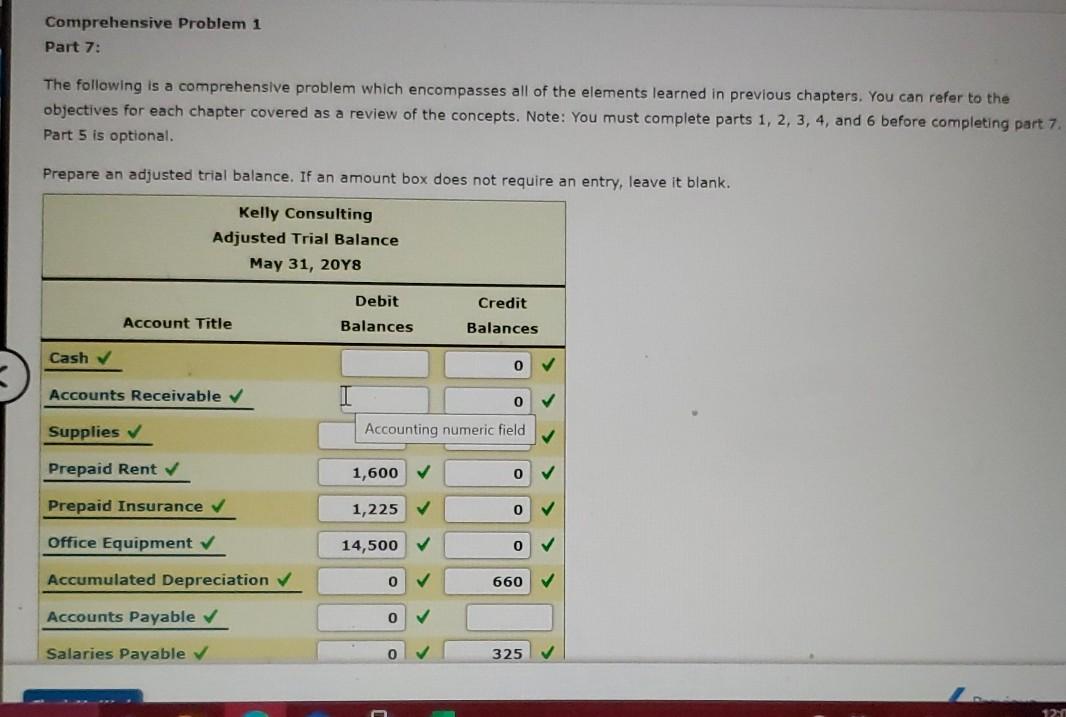 Solved Jx COMPREHENSIVE PROBLEM 1 The following ledger | Chegg.com