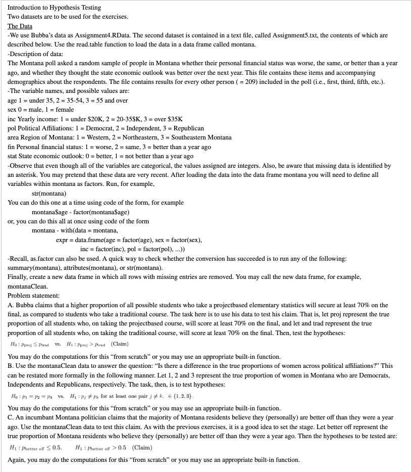Solved For R programming on Mac.i can add in the assignment | Chegg.com