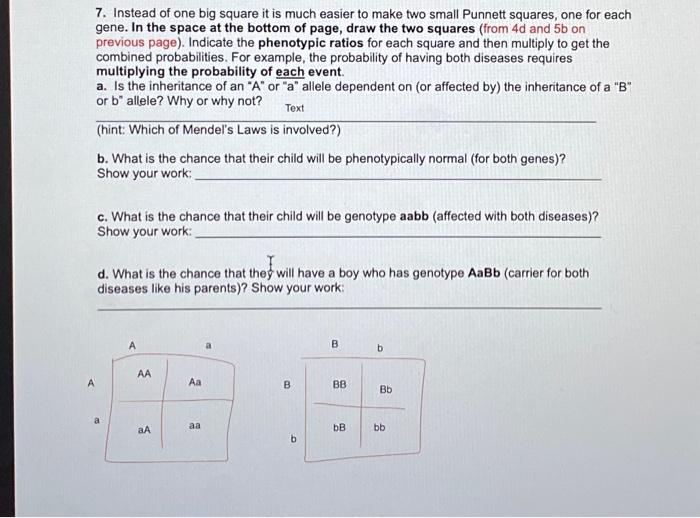 Solved please answer question 7 (a-d) please do number 7 | Chegg.com