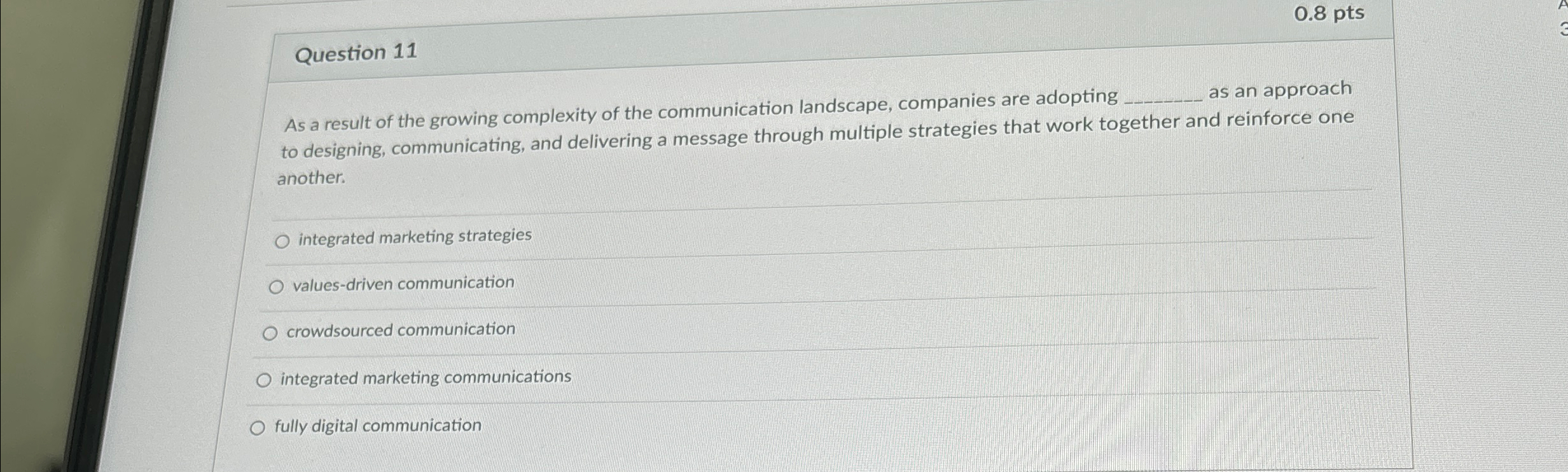 Solved Question 110.8 ﻿ptsAs a result of the growing | Chegg.com