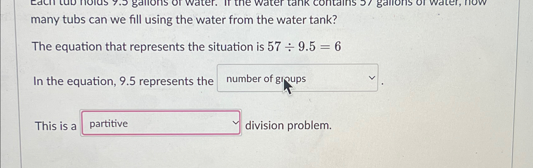 Solved many tubs can we fill using the water from the water | Chegg.com