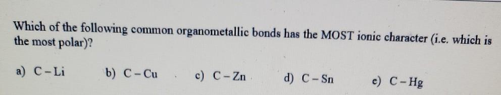 Solved What is the structure of t-butyl lithium? b) c) LI X | Chegg.com