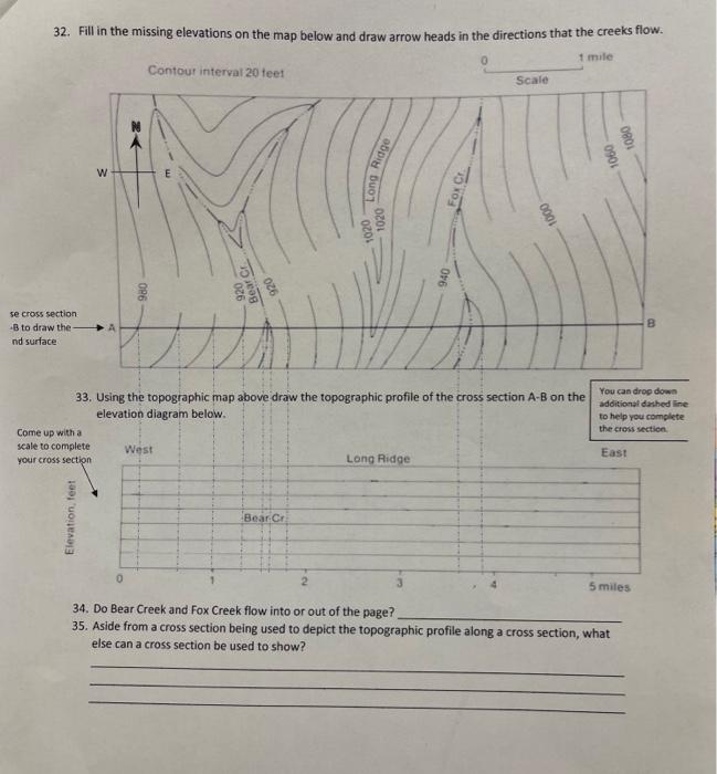 Solved PART C-DRAWING REPRESENTATIVE CROSS SECTIONS 29. | Chegg.com