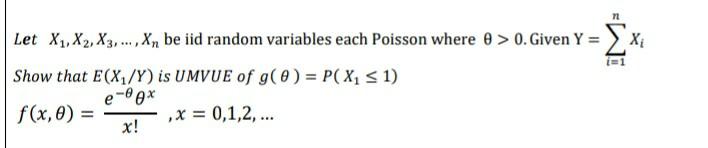 Let X1, X2, X3,..., Xn be iid random variables each | Chegg.com