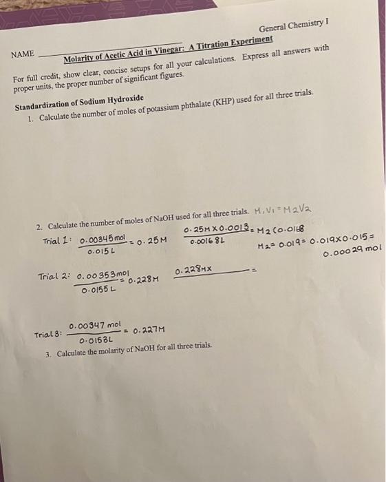 Solved You will be using the second method to standardize | Chegg.com