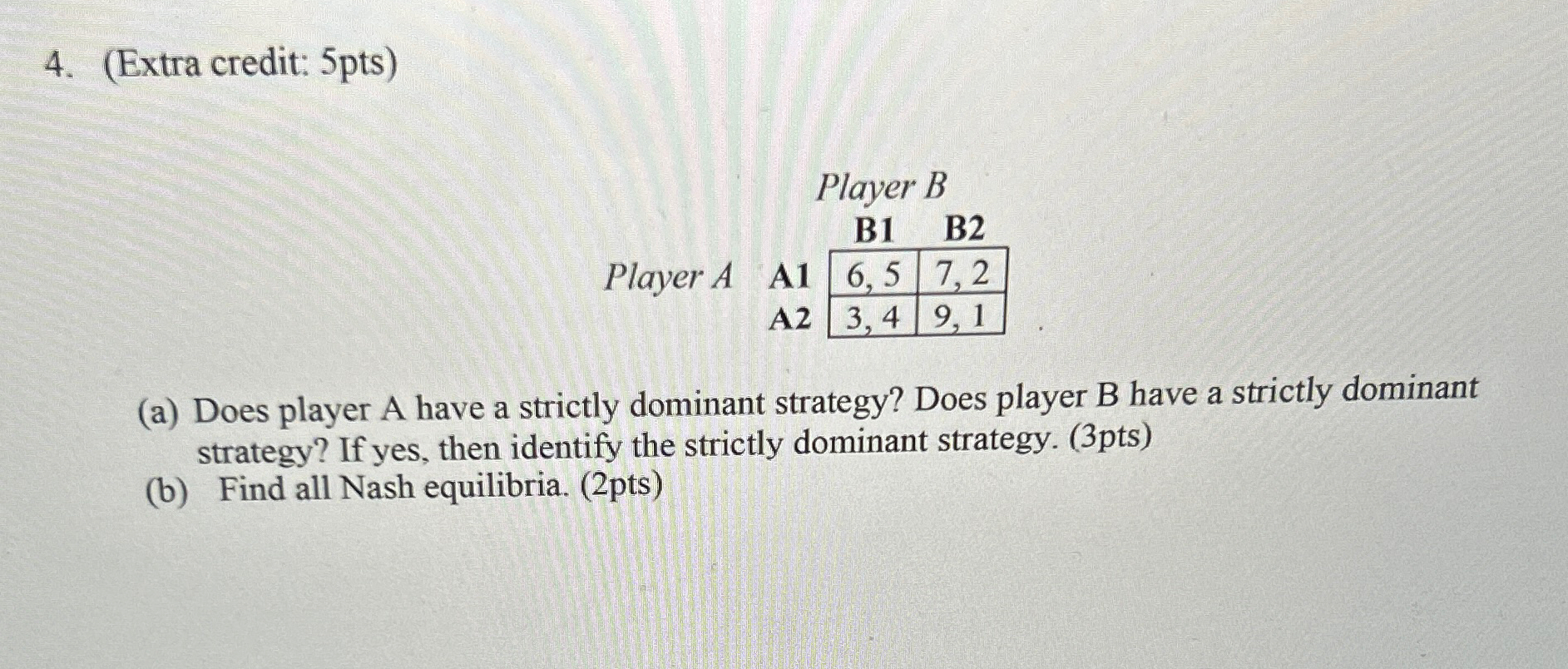 Solved (Extra credit: | Chegg.com