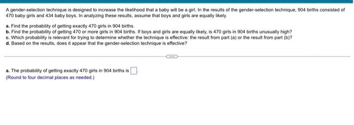 Solved Aperdered on the degreed to lehood that any wil be a | Chegg.com