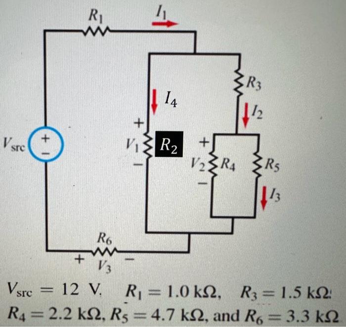 Solved vsrc−12v,κ1=1.0Ks,κ3=1.0kSL: R4=2.2kΩ,R5=4.7kΩ, and | Chegg.com