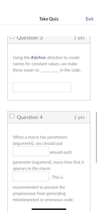 Solved Preprocessing directives always start with the | Chegg.com