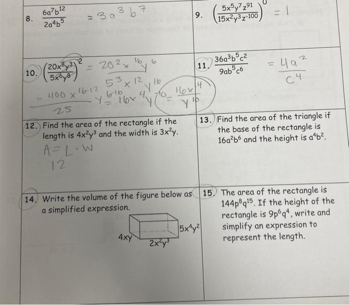 Solved Find 8,9,10,11,12,13,14 and 15show all work | Chegg.com