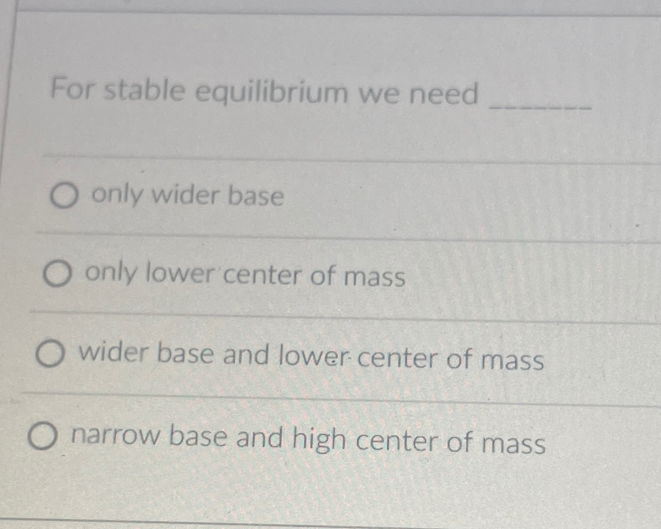 Solved For stable equilibrium we need q,q,only wider | Chegg.com