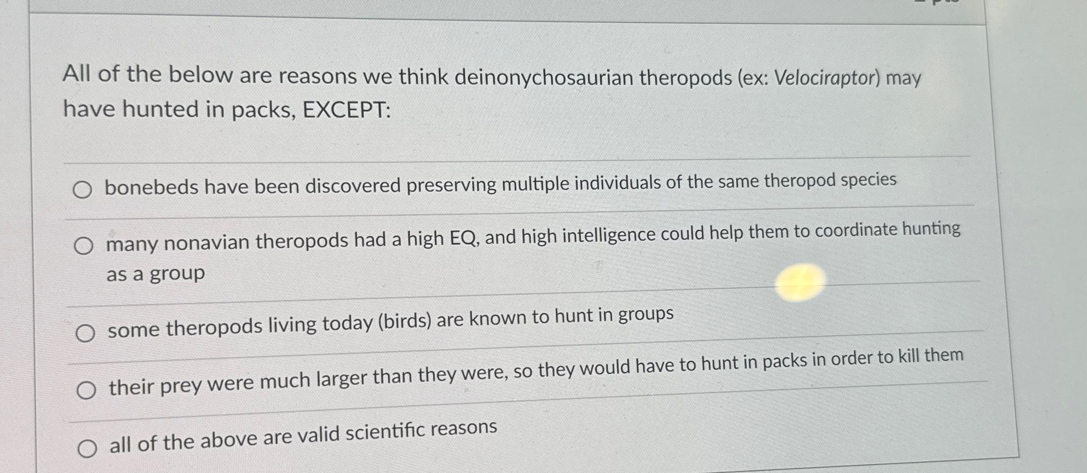 Solved All of the below are reasons we think | Chegg.com