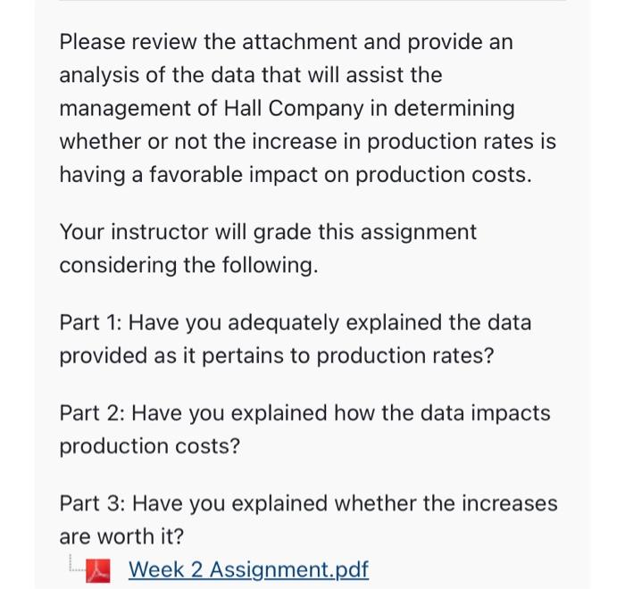 Solved Please review the attachment and provide an analysis | Chegg.com