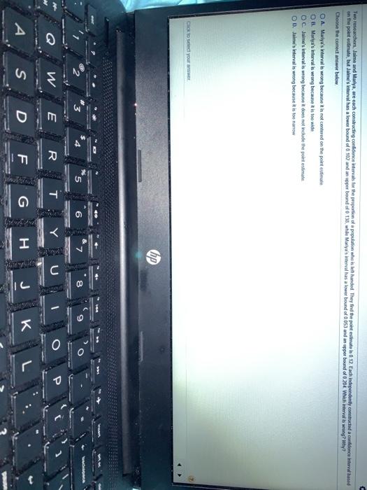 Solved Two researchers, Jaime and Marty, are each | Chegg.com