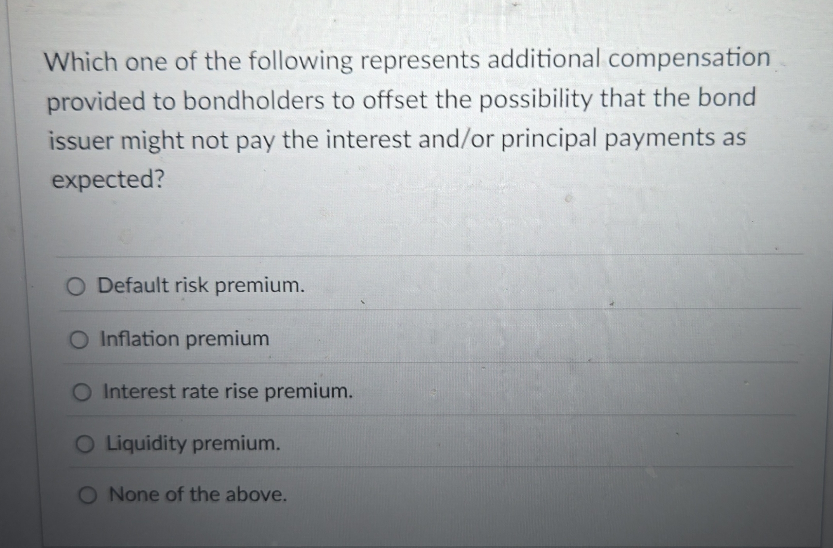 Solved Which one of the following represents additional | Chegg.com