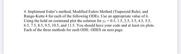 4 Implement Eulers Method Modified Eulers Method 2078