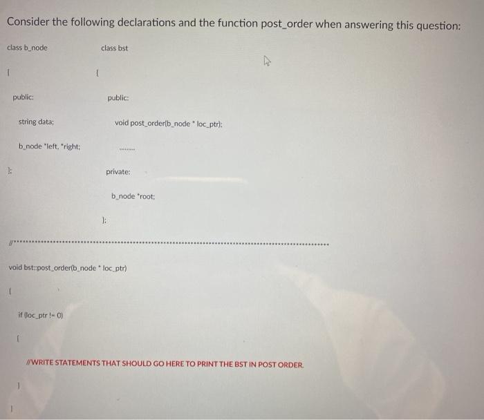 Solved Consider The Following Declarations And The Function 3502