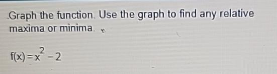 Solved Graph the function. Use the graph to find any | Chegg.com