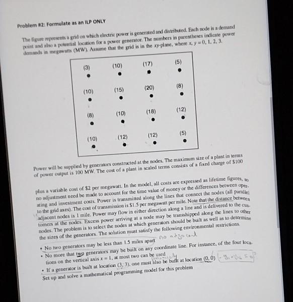 Solved Problem N2 Formulate As An Ilp Only The Figure 0071