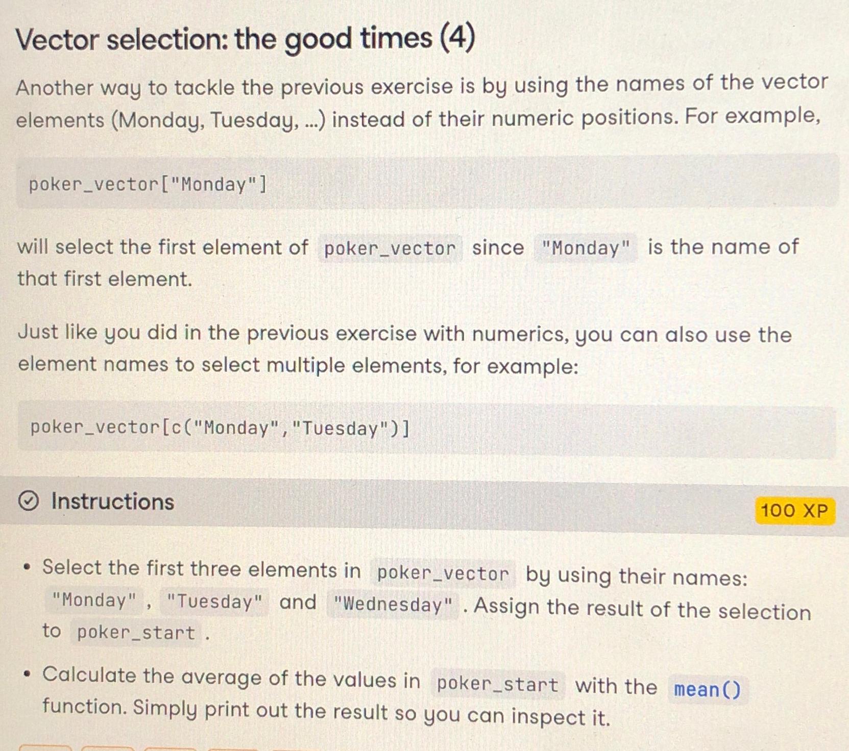 Solved Vector selection: the good times (4)Another way to | Chegg.com
