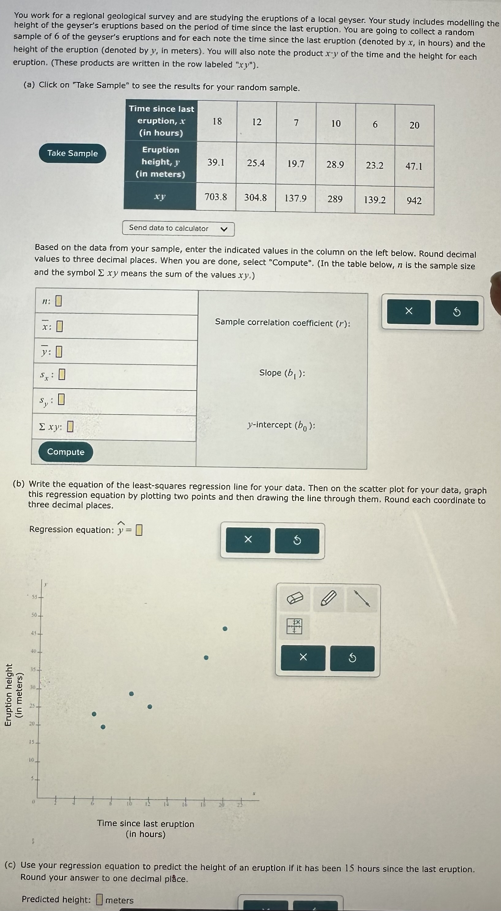 Solved You work for a reglonal geological survey and are | Chegg.com