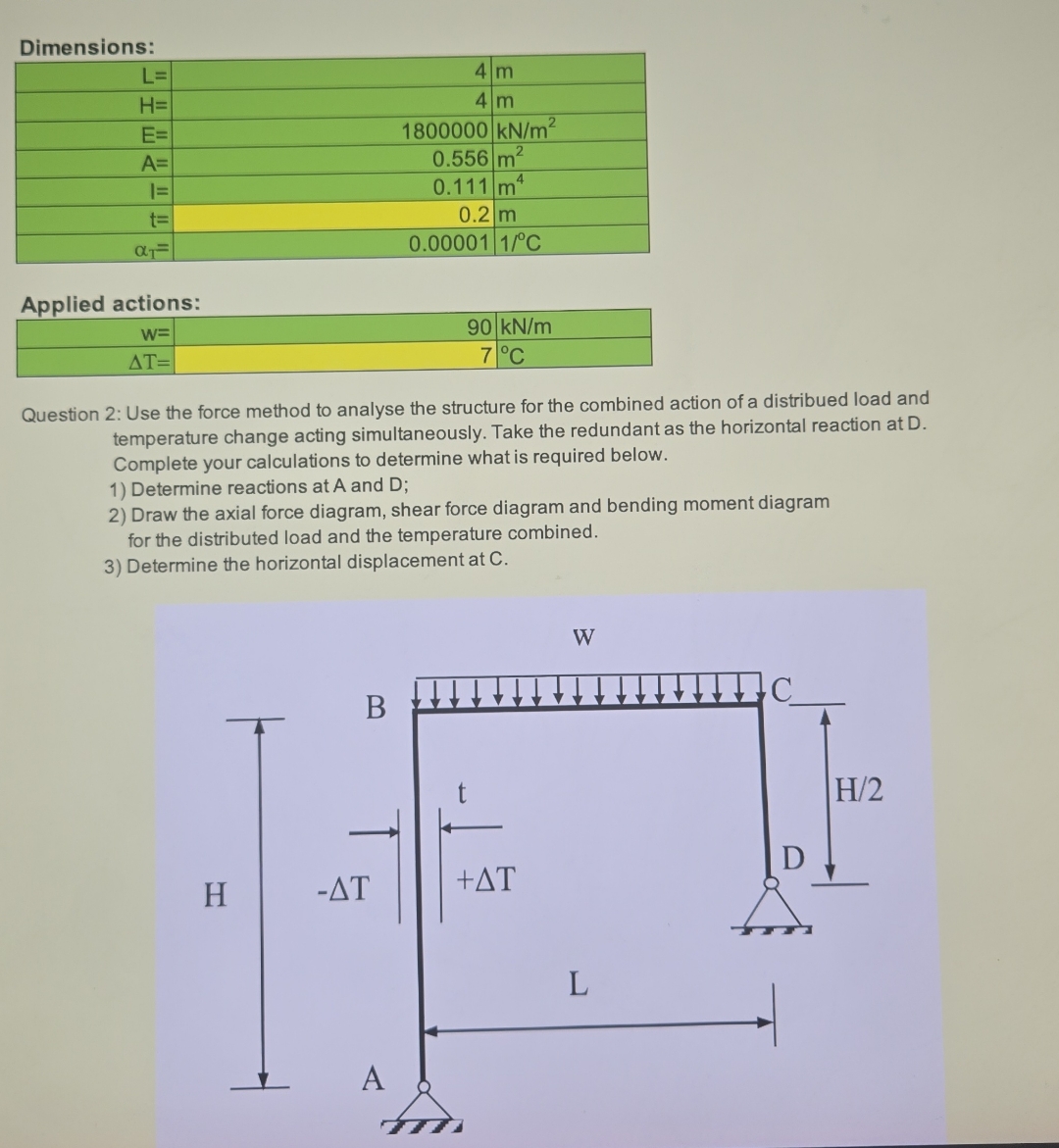 Solved Dimensions:\table[[L=,4 ﻿m,],[H=,4 | Chegg.com
